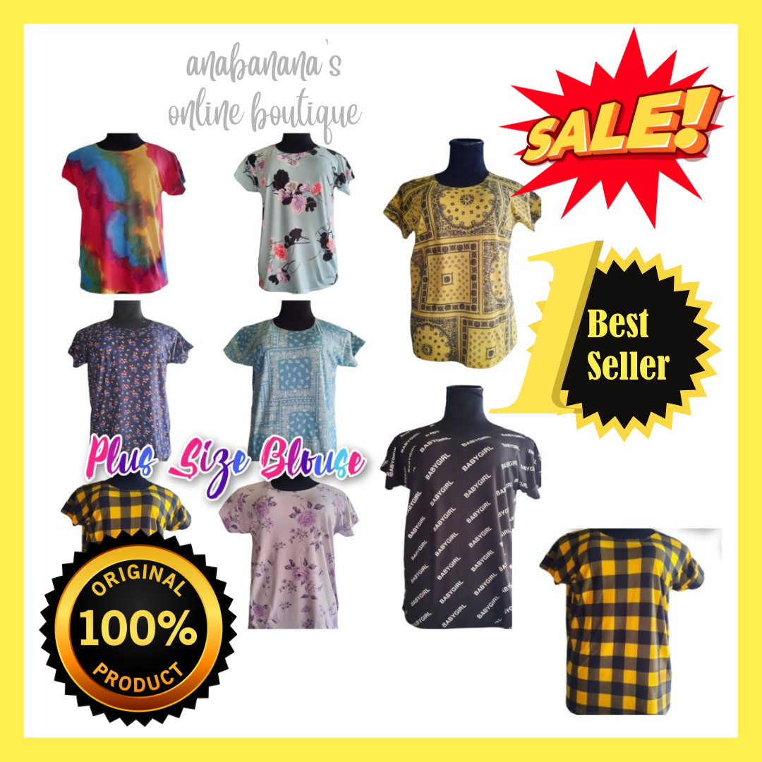 PLus Size Blouse Fits upto 3xl/5xl ASSORTED ONLY PAMBAHAY PANTULOG ...