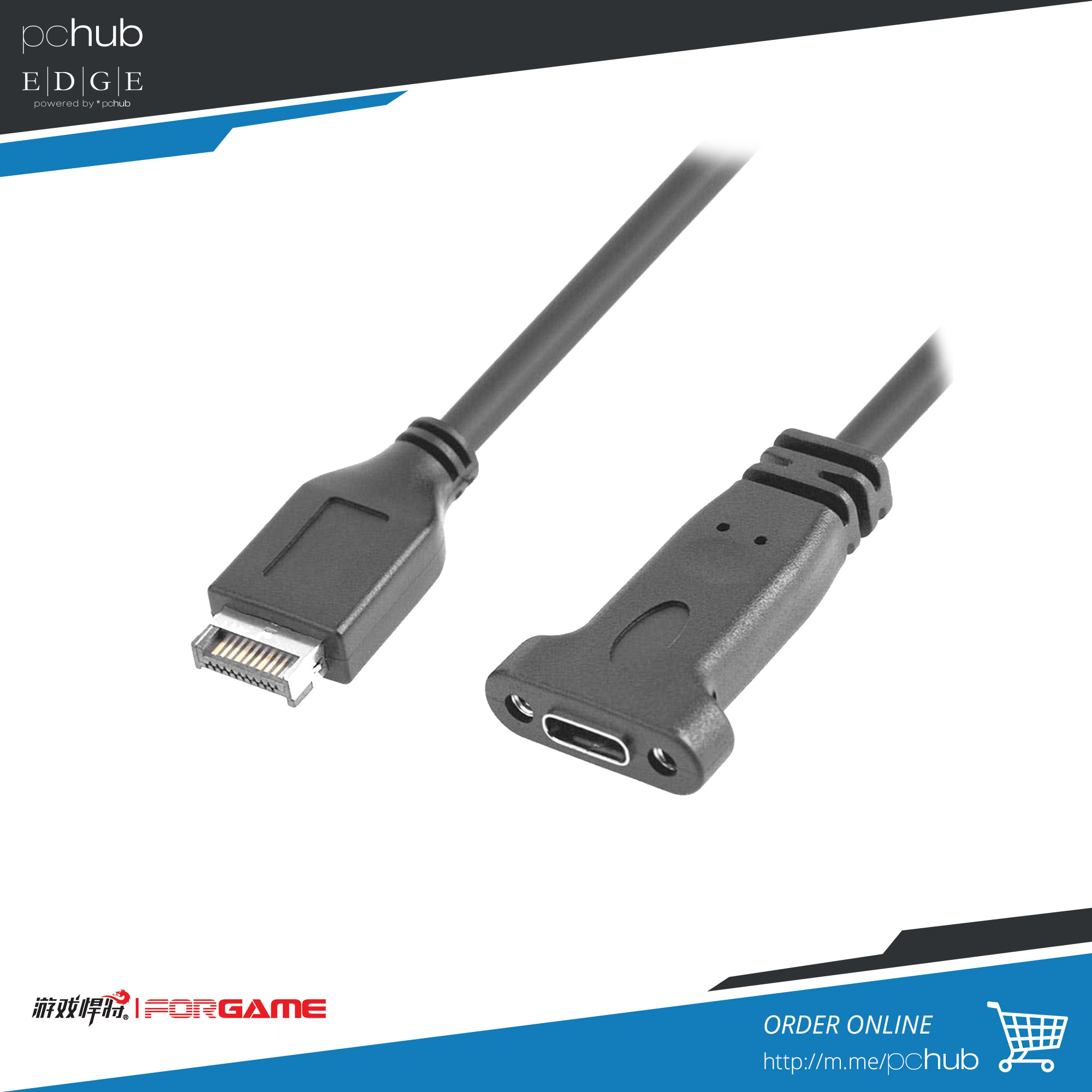 iForgame Type C internal cable, Motherboard USB3.1 to Case Front Panel ...