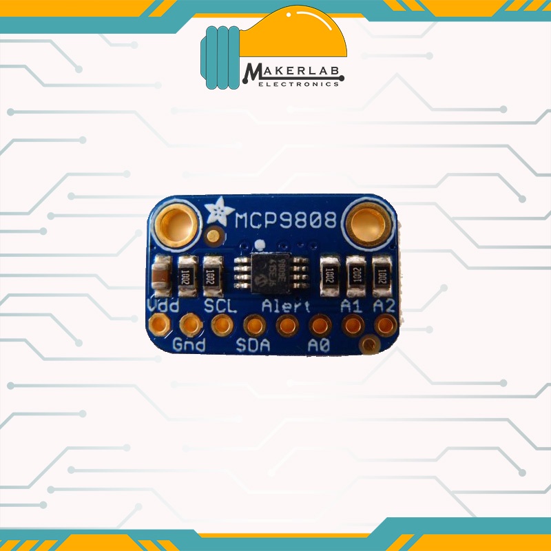 Adafruit MCP9808 High Accuracy I2C Temperature Sensor Breakout Board ...