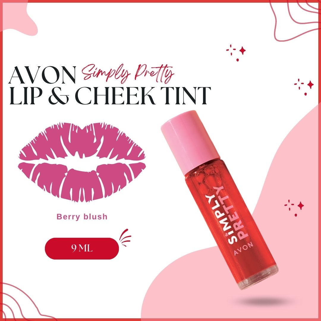 Avon simply pretty lip & cheek tint 9ml | Lazada PH