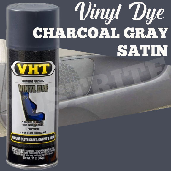 VHT Vinyl Dye CHARCOAL GRAY GREY Spray Paint Spraypaint PROMO PRICE ...