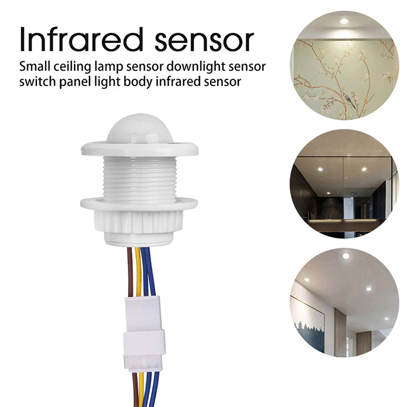 Fds Home Light Sensor Time Delay Adjustable LED PIR Infrared Motion ...