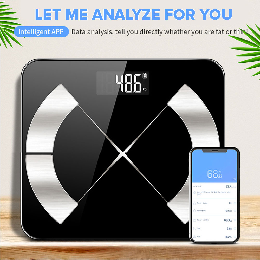 Homemazing Ph 180kg Smart Weighing Scale Bluetooth App | Body ...