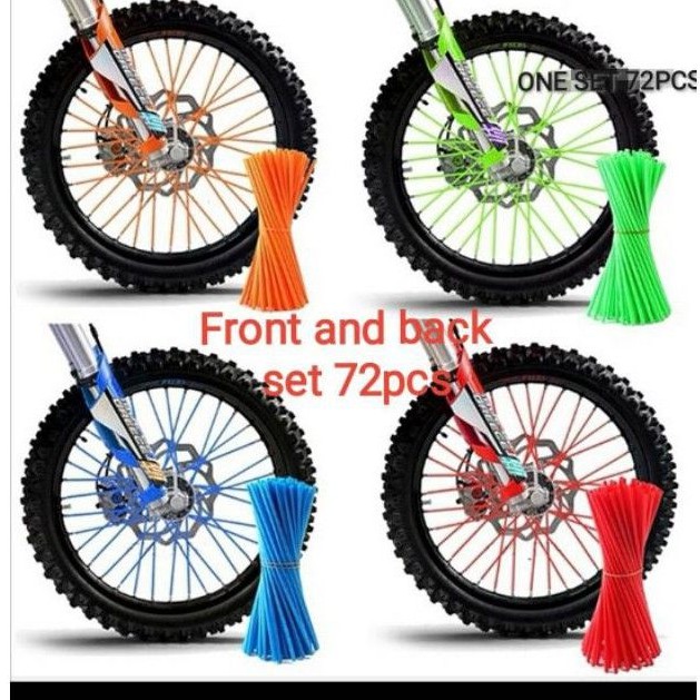 72 pcs bike Motorcycle Rios cover /spoke cover plain color and with ...