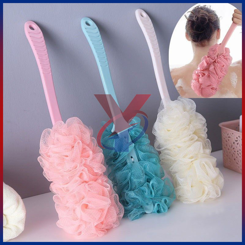 Long handle bath flower High grade big bath rub back bath | Lazada PH