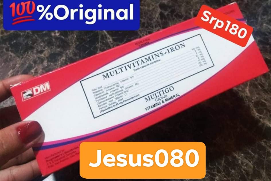 MULTIGO Multivitamins with Iron 100 Capsules | Lazada PH