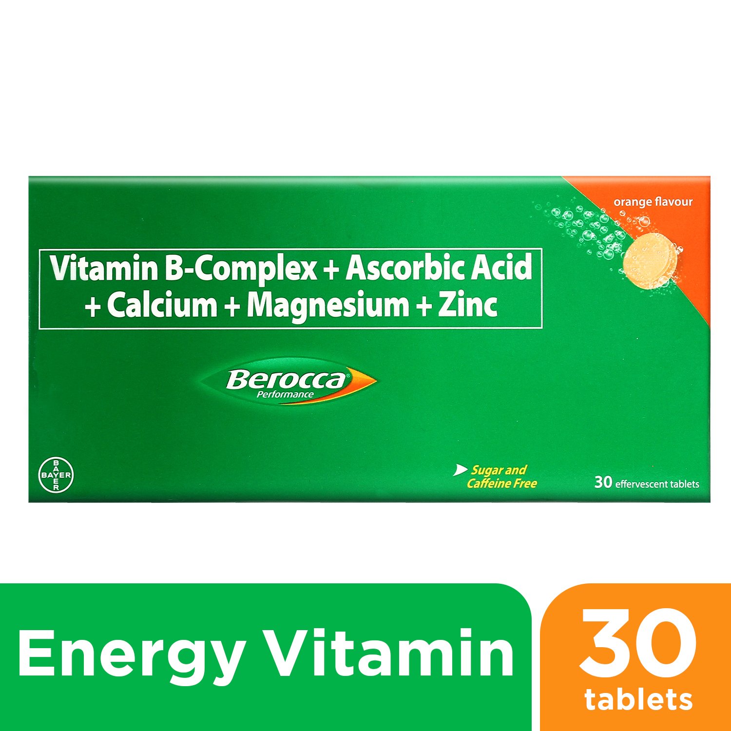 Berocca Vitamin B complex + Ascorbic acid + Magnesium + Zinc 30 ...