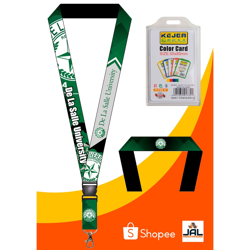 DLSU ID lace design / ID lanyard / ID sling | Lazada PH