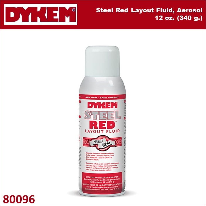 Dykem Steel Red Layout Fluid, Aerosol, 12 oz. - 80096 | Lazada PH