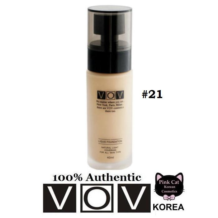 Korean Cosmetics VOV Liquid Foundation (40ml) | Lazada PH
