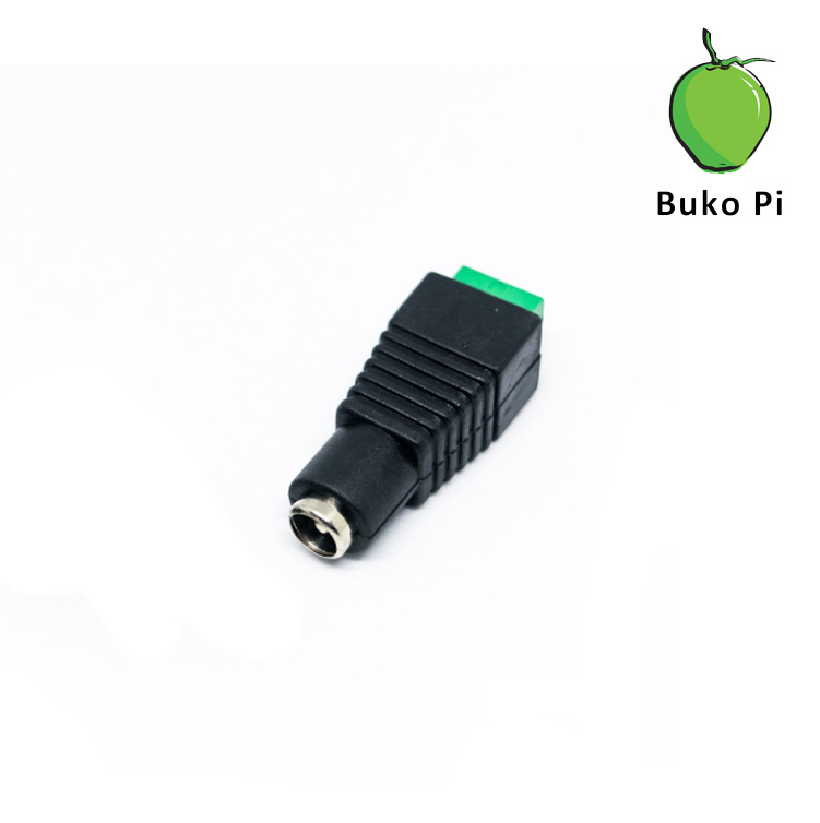 Male/Female DC Barrel Jack Adaptor 5.5 x 2.1mm M/F Screw Type for Piso ...