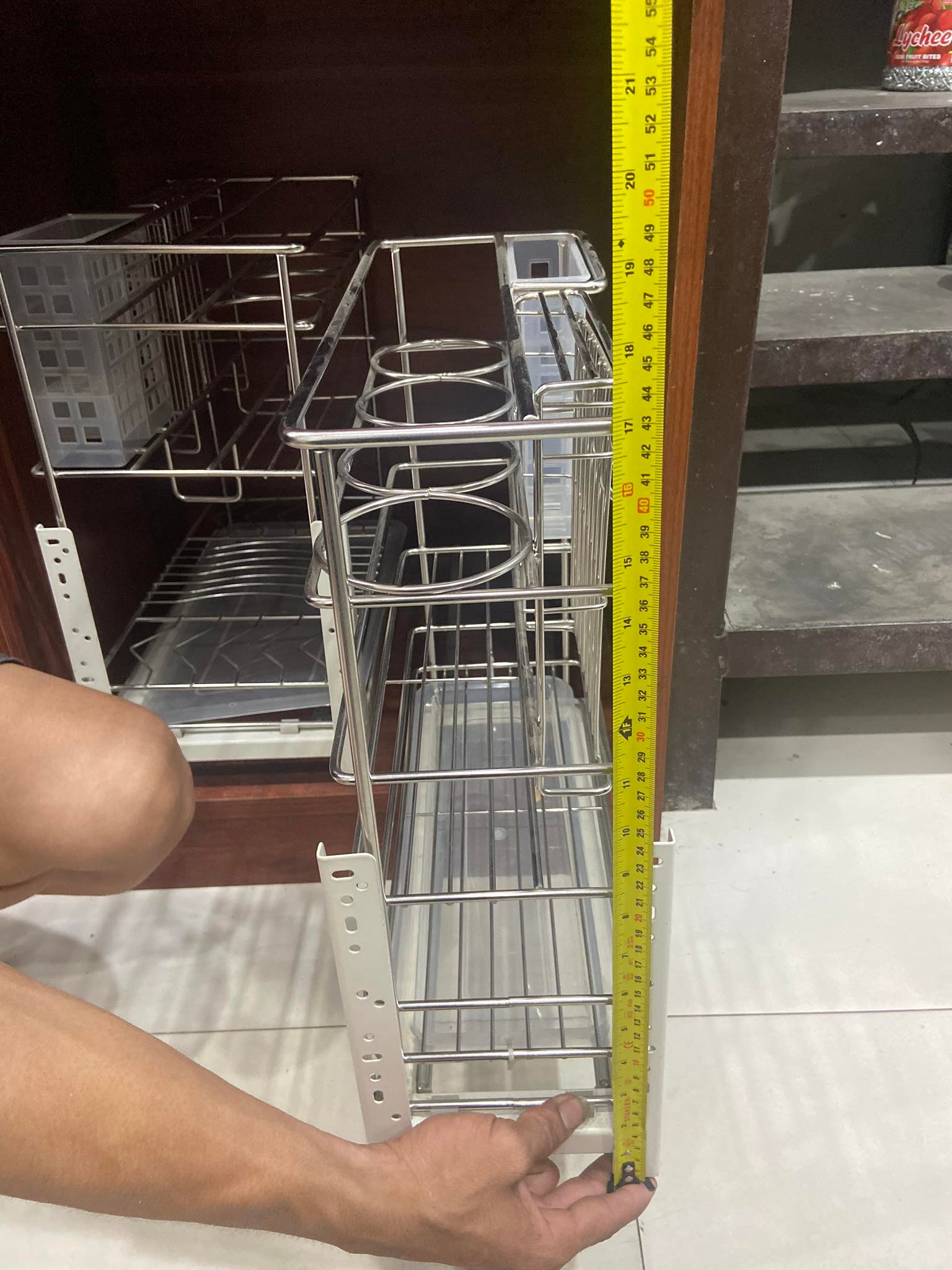 Heavy Duty 304 Condiments pull out rack / Kitchen Organizer /Condiments ...