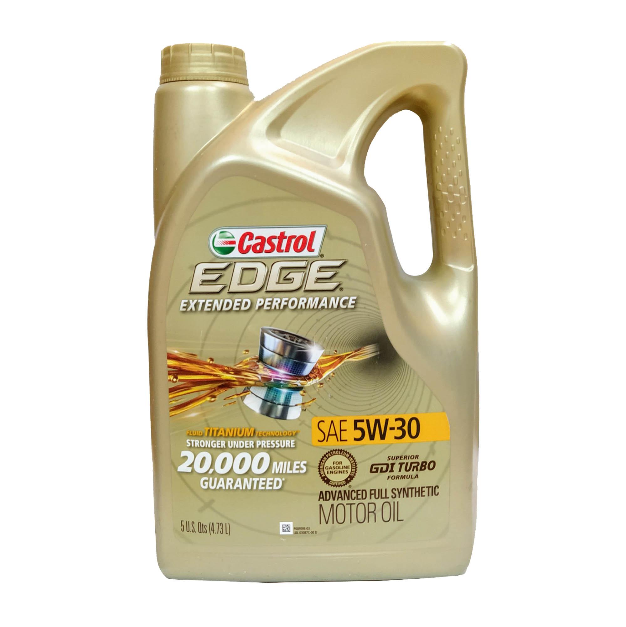 Castrol EDGE Extended Performance SAE 5W-30 Fully Synthetic 5L ( 5 ...