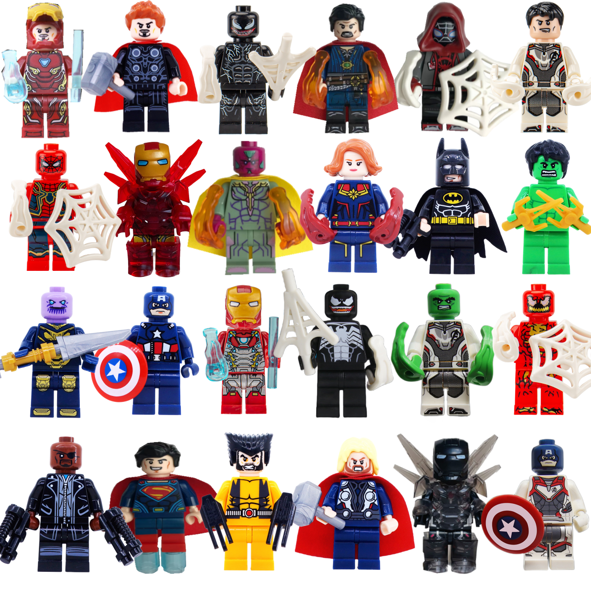 30pcs/set The Avengers Mini doll Blocks Superhero Collectibles ...