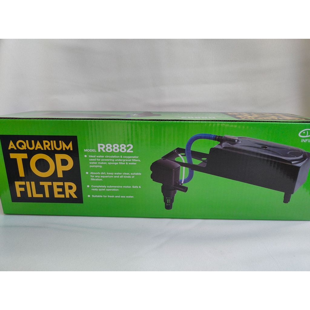 Infinity Aquarium Top Overhead Filter 10 Watts R8881/R8882 Pump Cycle ...