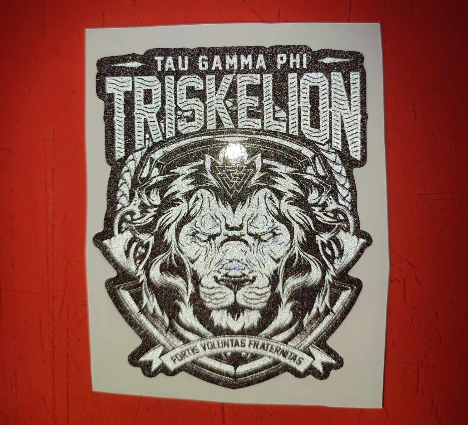 Triskelion tau gamma phi decals stickers tris triskelion | Lazada PH