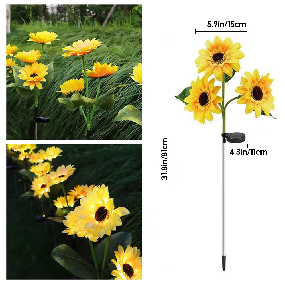 7 Color Solar garden light outdoor waterproof jelly fish solar light ...