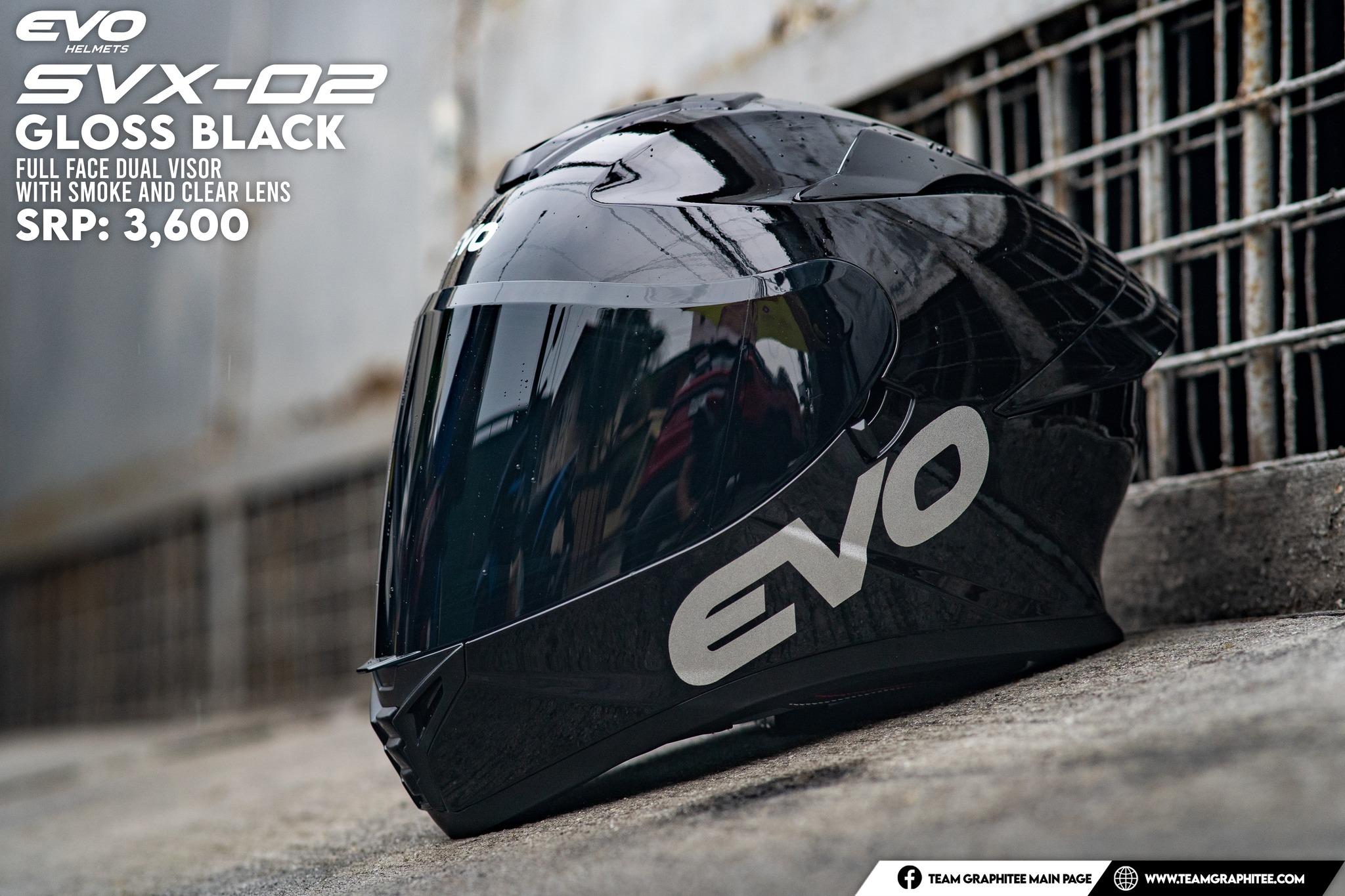 EVO SVX-02 GLOSS BLACK | Lazada PH