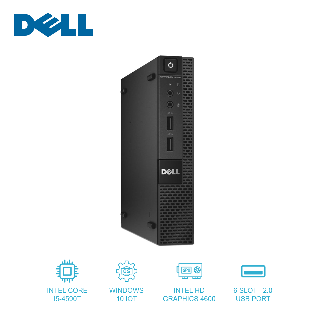 Dell Optiplex 3020 Micro PC Intel Core Intel Core i5-4590T 4/8/16GB ...