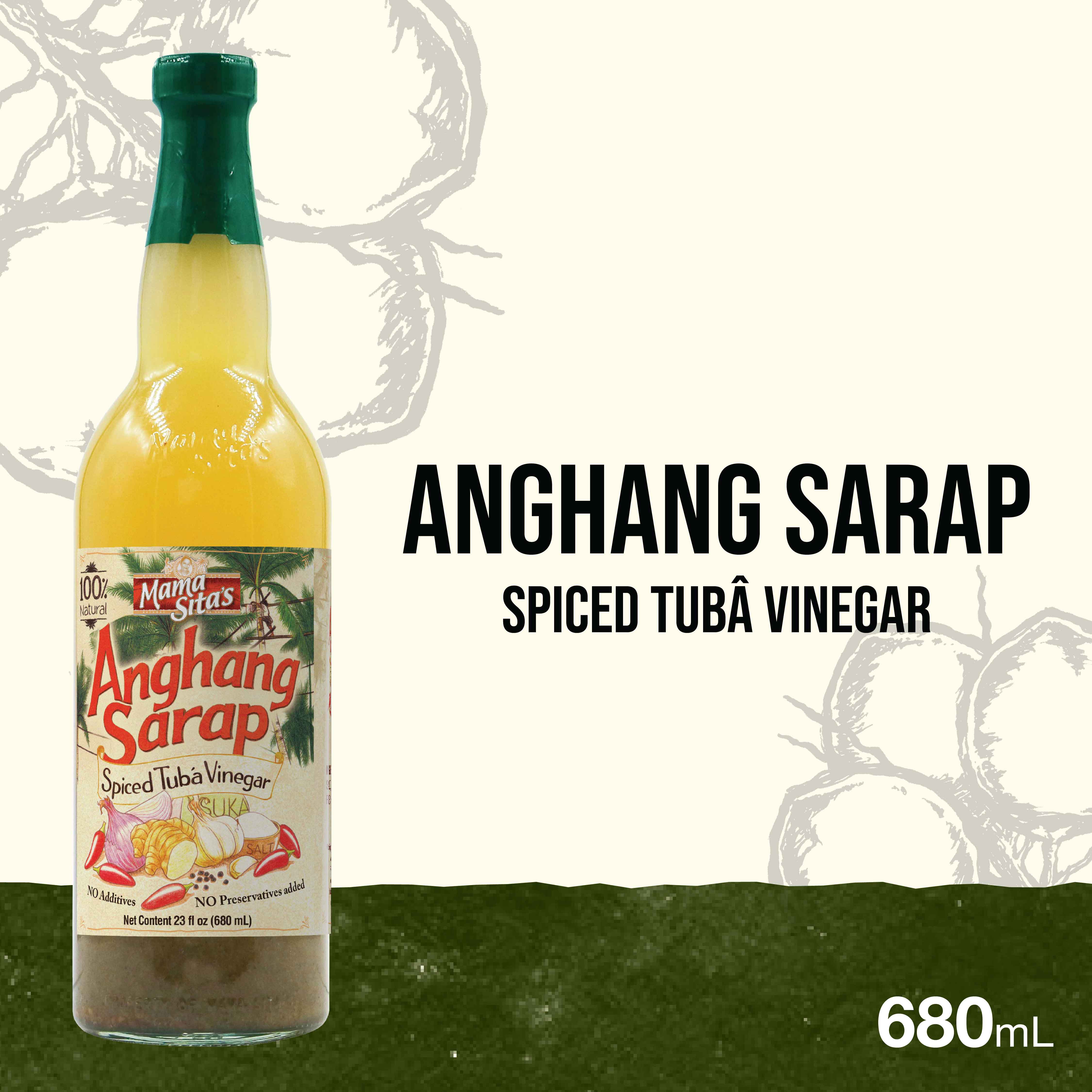 Mama Sita's Anghang Sarap (Spiced Tubȃ Vinegar) (680 mL / 23 fl oz ...