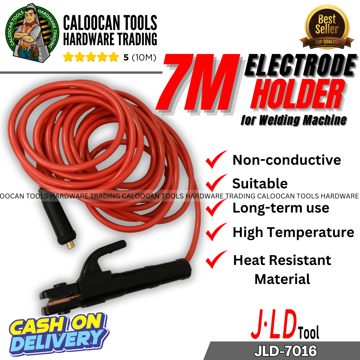 JLD 7M Electrode Holder for Welding Machine (JLD-7016) CALOOCAN TOOLS ...