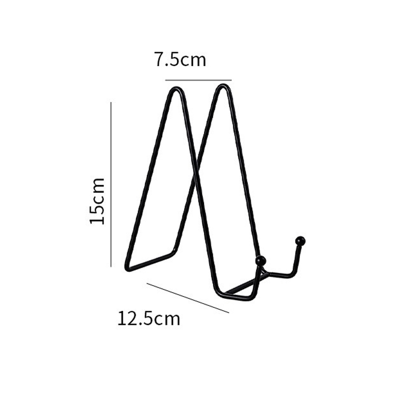 Desktop Iron Art Display Stand Book Magazine Display Rack Office ...