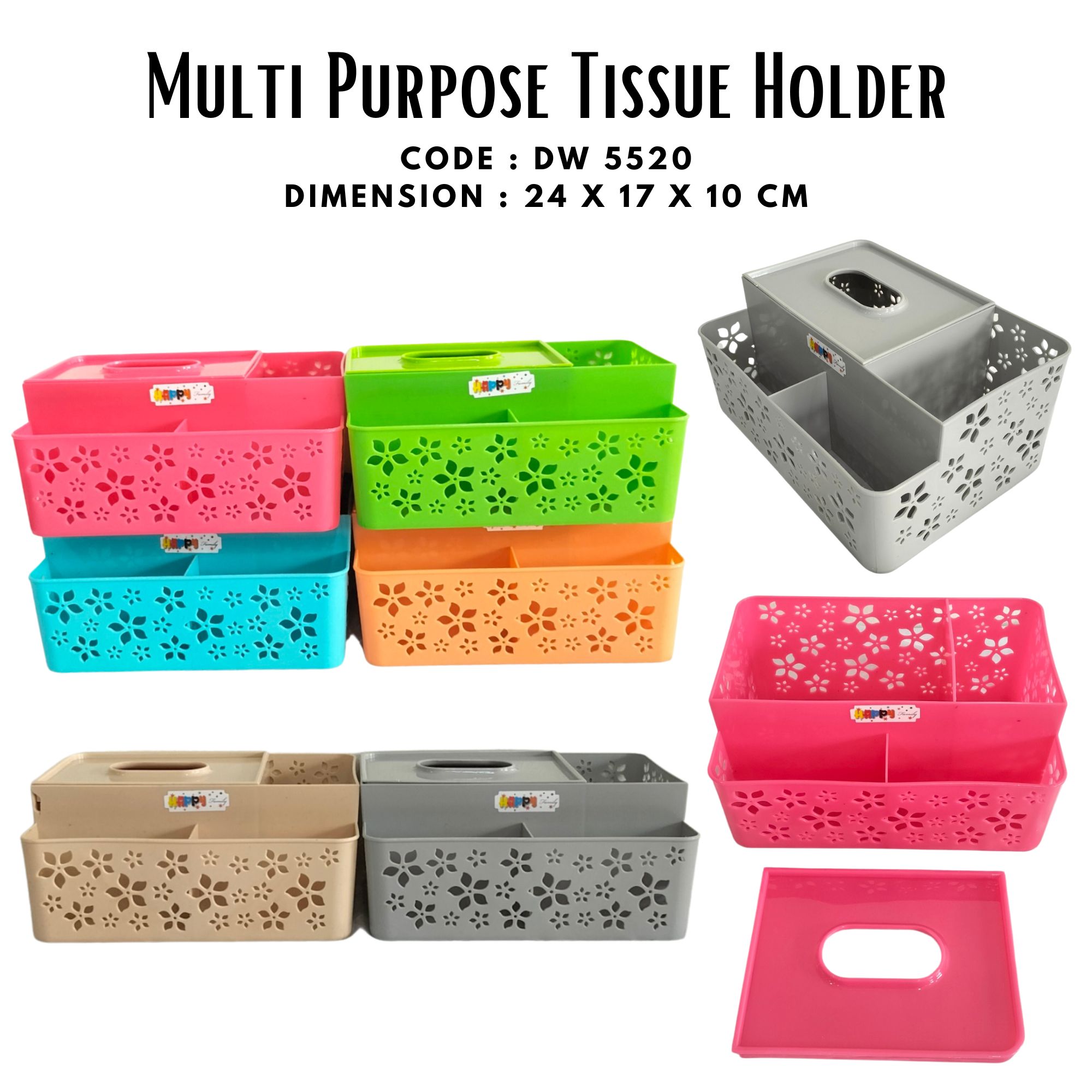 [NEW] MULTI PURPOSE TISSUE HOLDER/TISSUE HOLDER/COLORED/PASTEL | Lazada PH