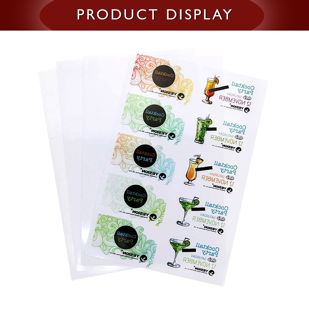 Cuyi PVC Sheet A4 Size for ID Printing Bag Tag Calling Card Making 50 ...