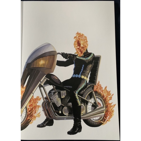a?sMarvel’s GHOST RIDER Poster Art Print. From The Alex Ross Marvel ...