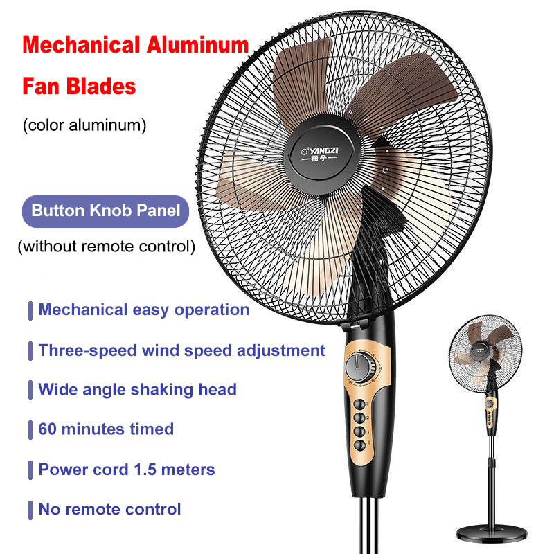 16-inches Electric Fan 3-Speed Levels 3-Wind Modes Oscillation Function ...