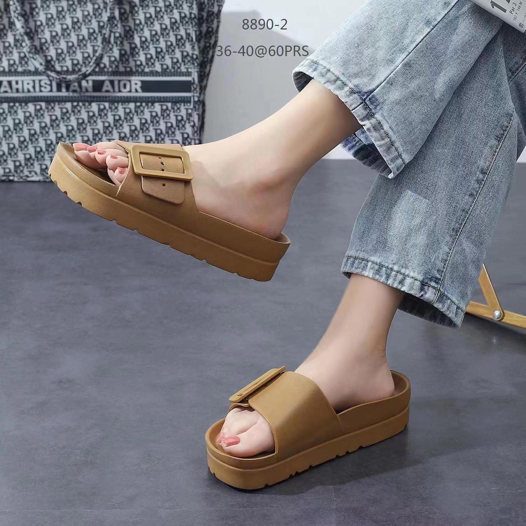 EVA Birken One Strap High Heels slippers & sandals for women | Lazada PH