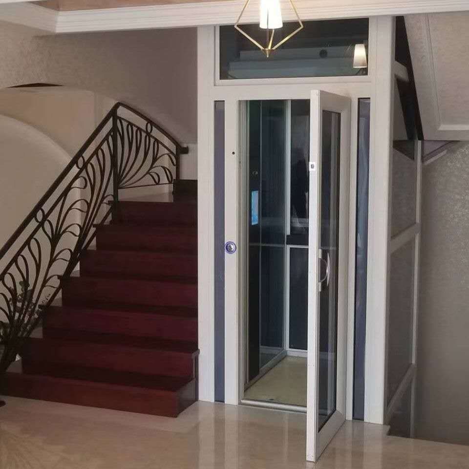 Indoor and outdoor domestic hydraulic small elevator two-story villa ...