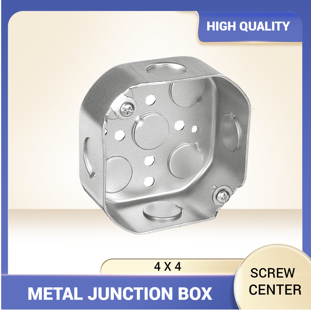 Metal Utility Box (4X2)/ Metal Junction Box (4X4) | Lazada PH