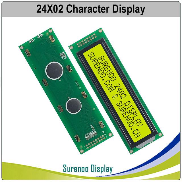 242 24X2 2402 Character LCD Module Display Screen LCM Blue Yellow Green ...