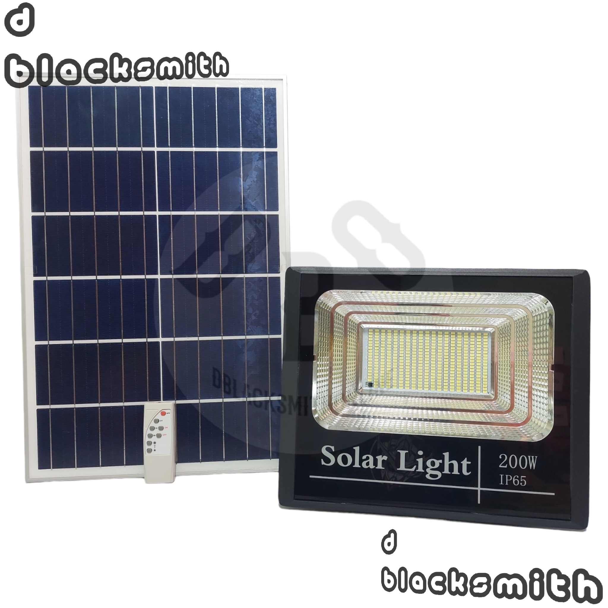 WHS Heavyduty Outdoor Solar LED FloodLight And Solar Panel 200W ...