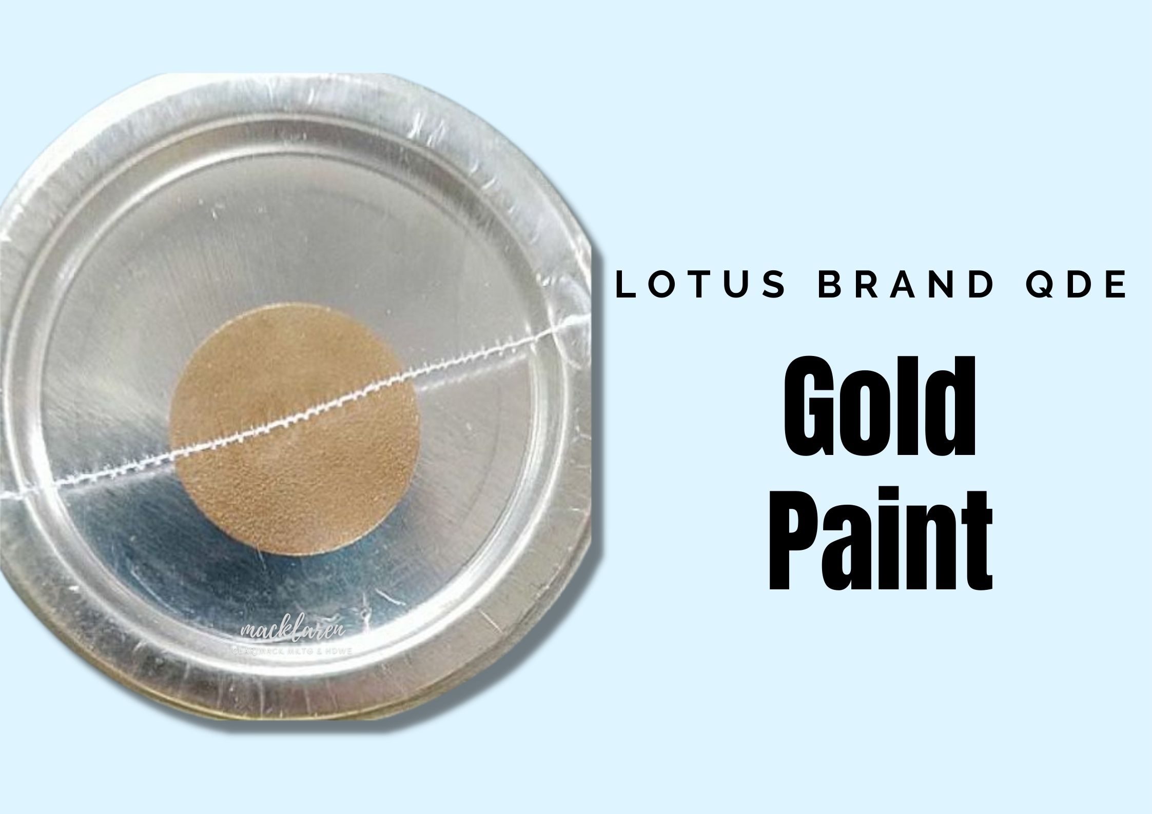 Gold Paint ️ Silver Paint ️ Quick Dry Enamel QDE ️ Lotus Brand ️ Lutos ...