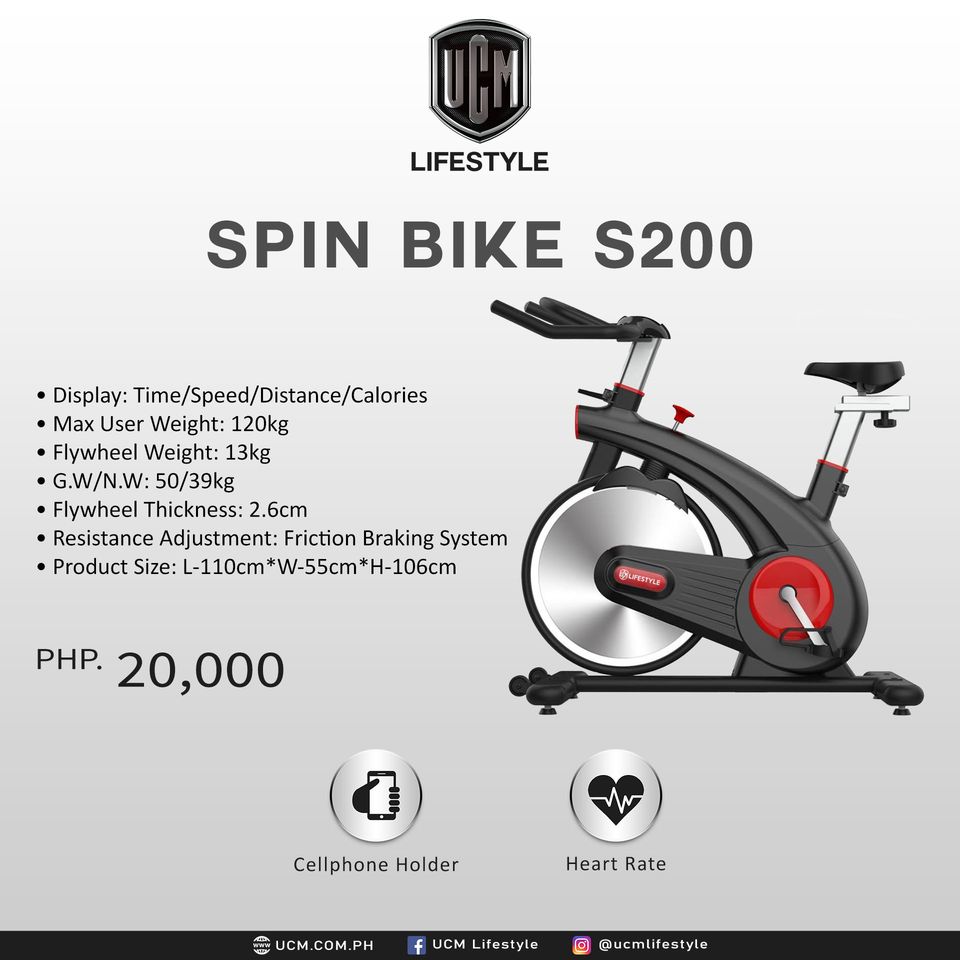 Spin Bike - UCM Lifestyle (S200) | Lazada PH