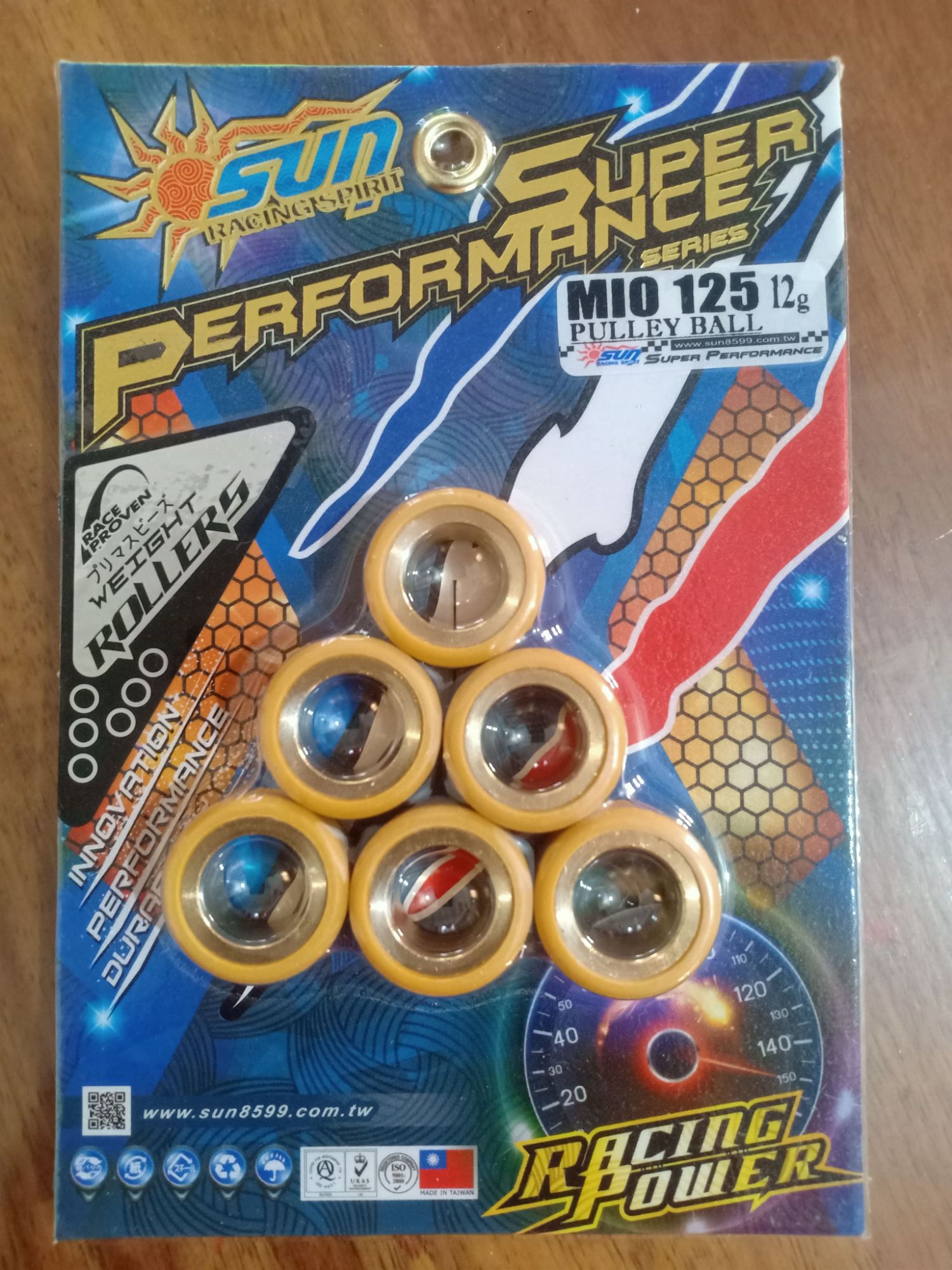 SUN RACING PULLEY BALL BOLA MIO 125/MIO i125/AEROX/NMAX | Lazada PH