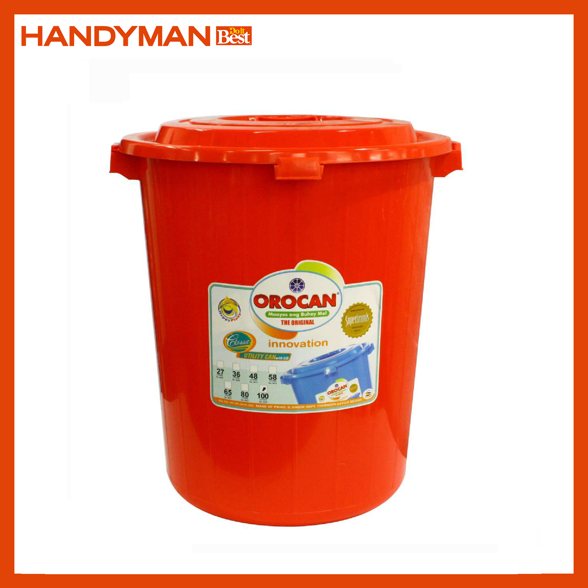 Orocan 100-Liter Classic Utility Can with Lid 8425 | Lazada PH
