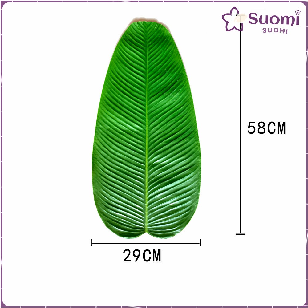 Suomi Fake banana leaf Artificial banana leaf Fake banana leaf S/M/L ...