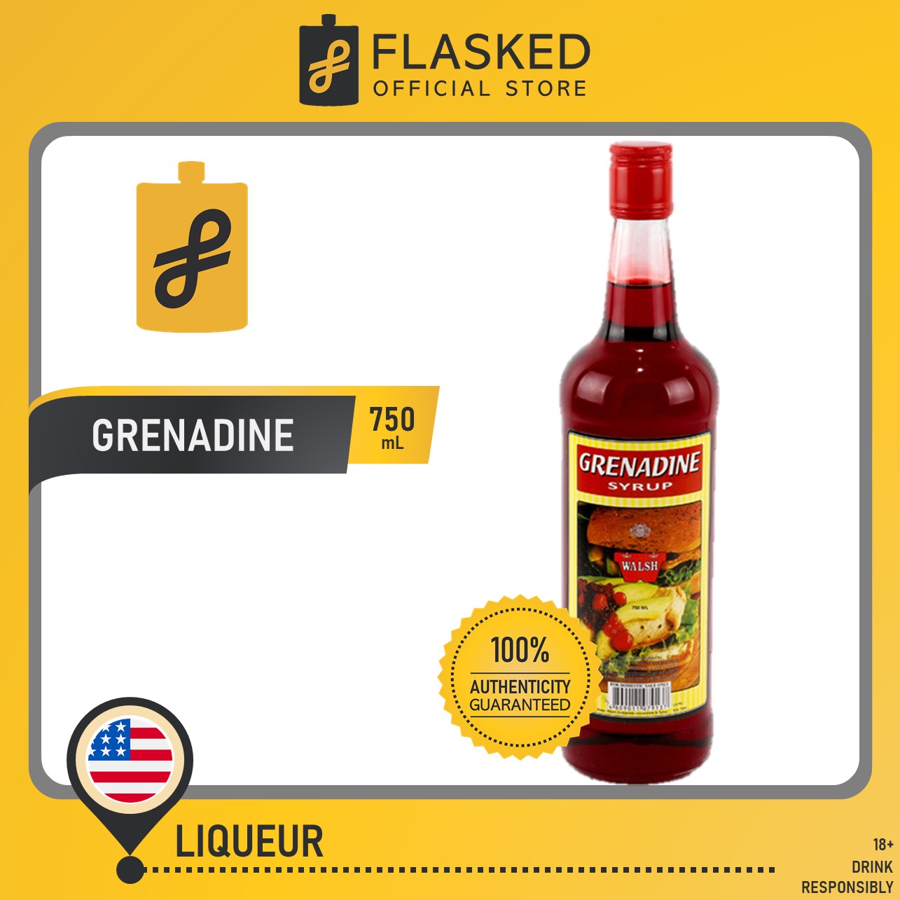 Walsh Grenadine Liqueur 750mL | Lazada PH