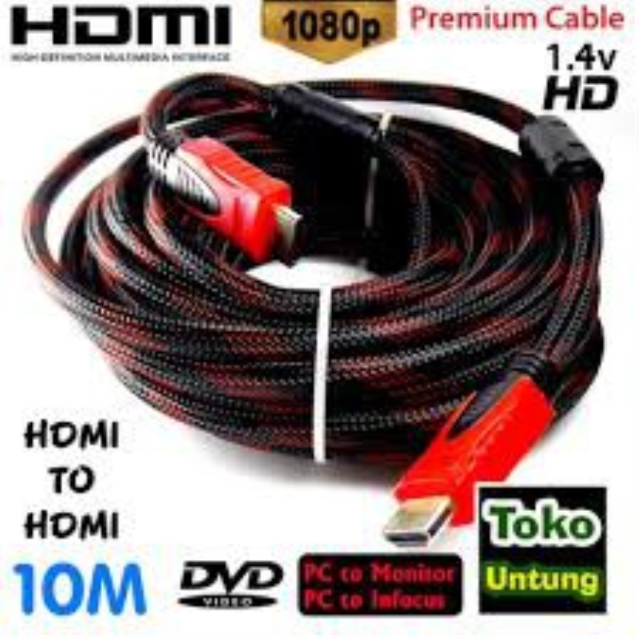 HDMI to HDMI HDMI Cable HD 4K 15M 20M 30M 15Meters 20Meters 30Meters 1.4Version | Lazada PH