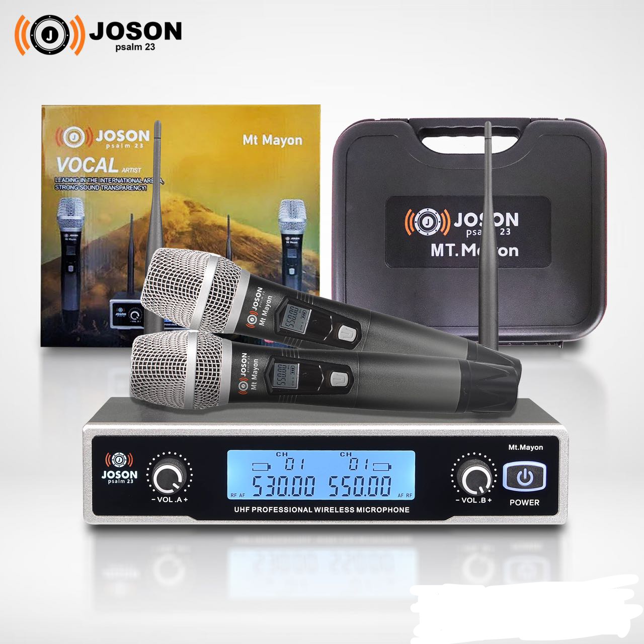 Original Joson Professional Dual Wireless Microphone For Karaoke MT ...