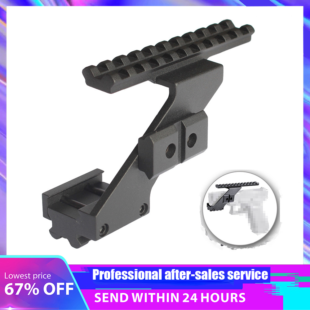 Aluminum Scope Mount Red Dot Picatinny/Weaver Rail For Glock 17 19 20 ...