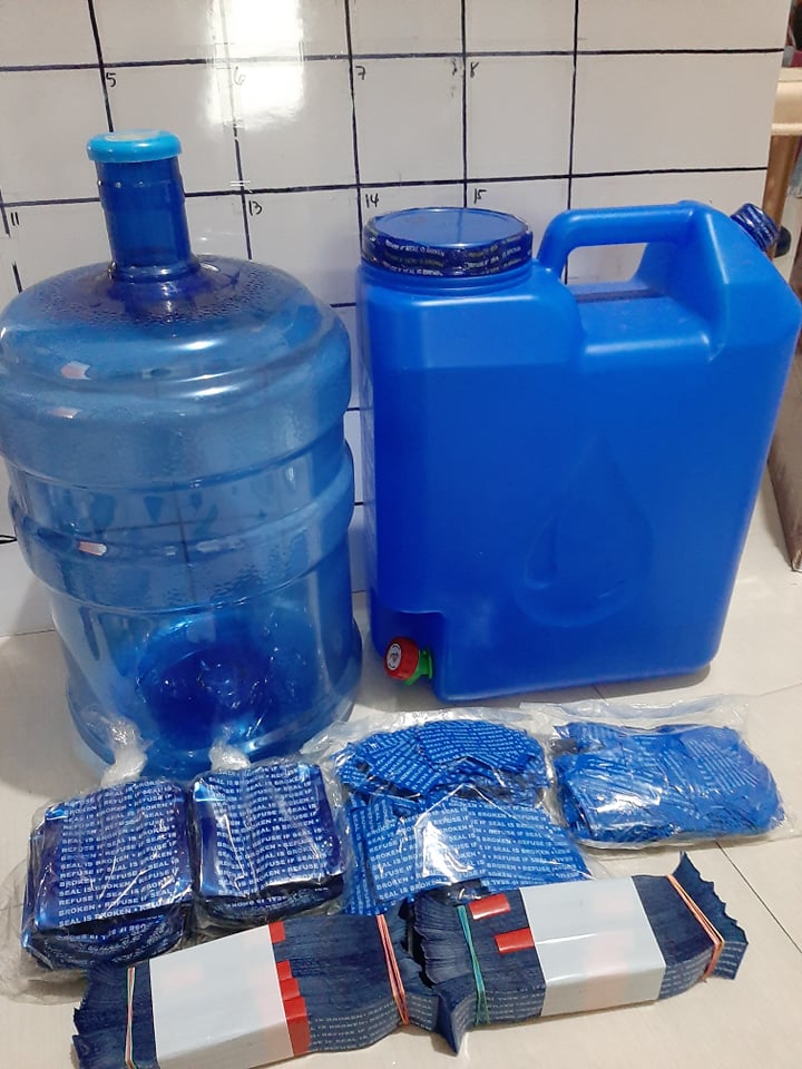 1000pcs water station blue cap seal 350ml 500ml 1L gallon big cap seal ...