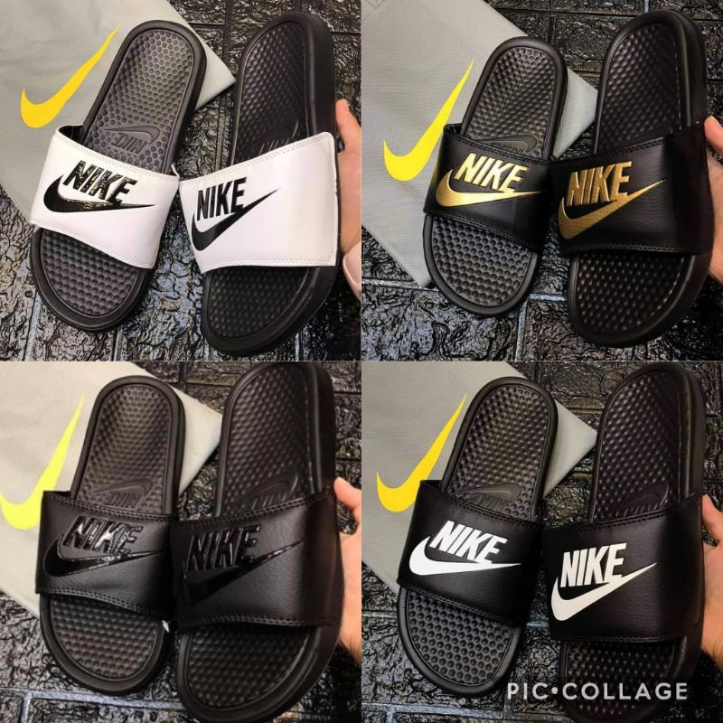 MEN’S BENASSI NIKE SLIDES W/CLOUDFOAM STRAP | Lazada PH