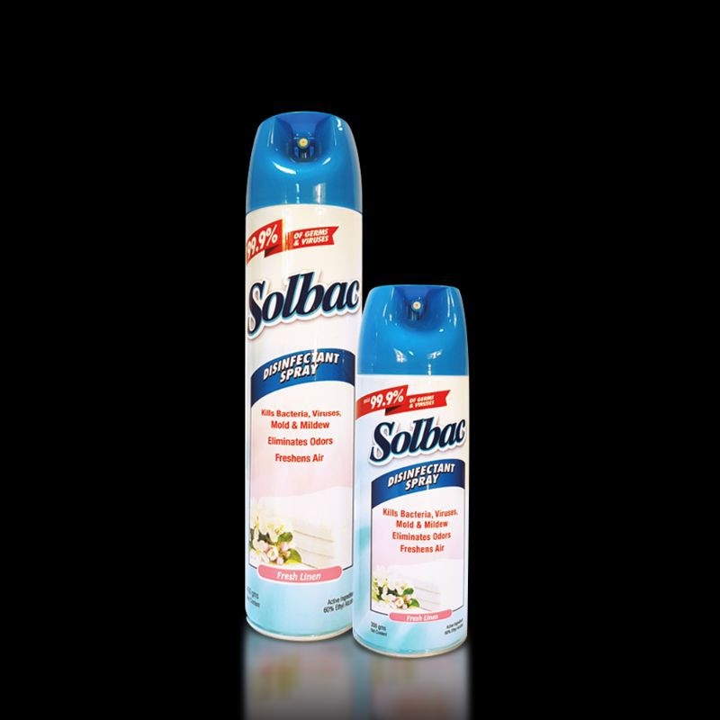 clean SOLBAC (DISINFECTANT SPRAY) 400 grms | Lazada PH