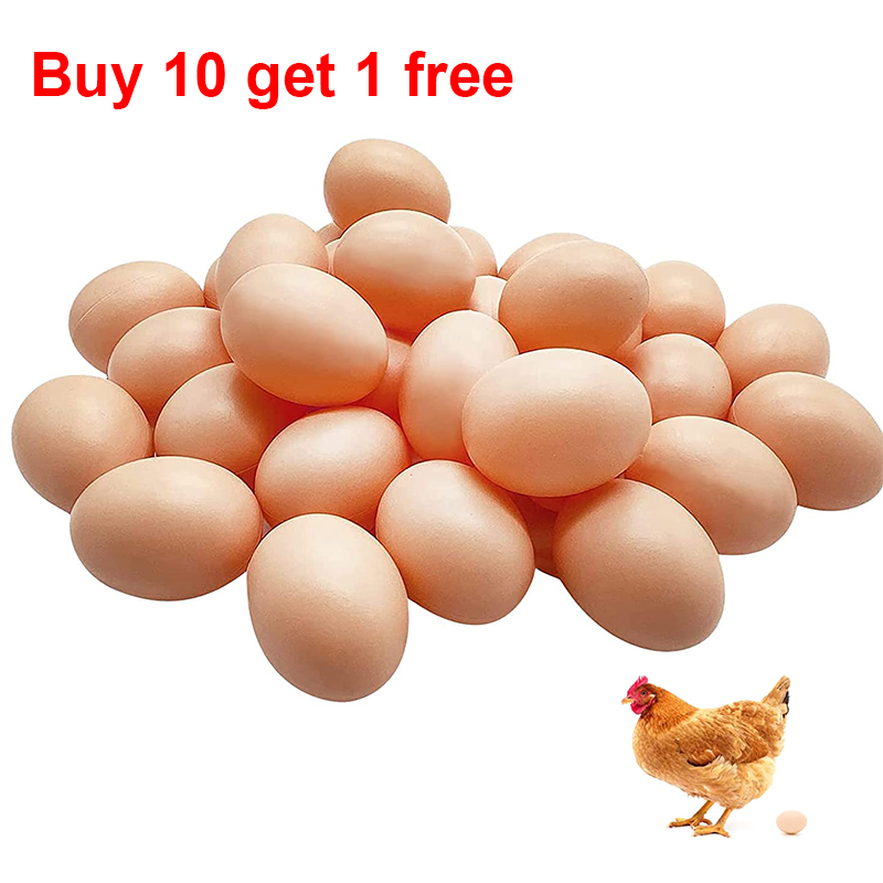 11/22/55Pcs Plastic Dummy Eggs Artificial Simulation Faux Fake Eggs for ...