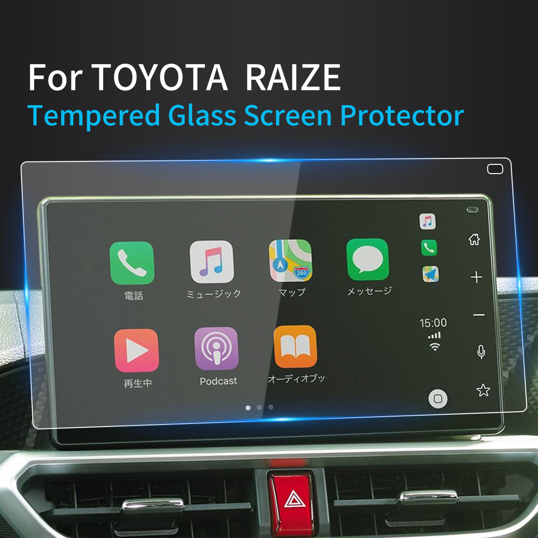 For Toyota RAIZE Screen Protector 2020 Console Tempered Glass Film ...