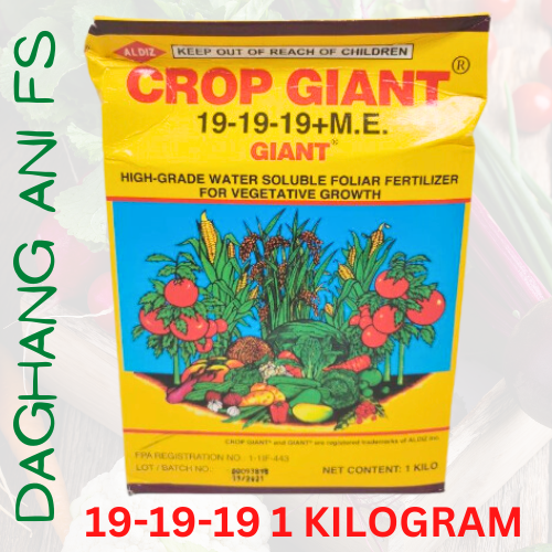 CROP GIANT 19-19-19 FOLIAR FERTILIZER 1 KILOGRAM | Lazada PH